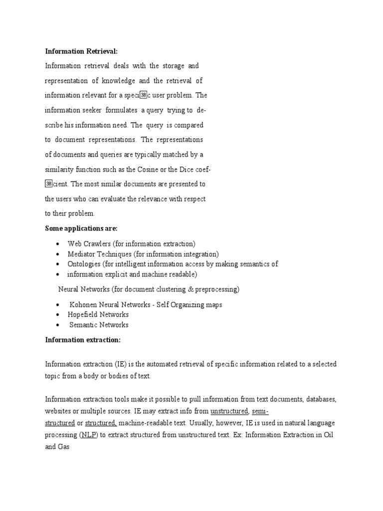 Information Retrieval | PDF | Information Retrieval | Information