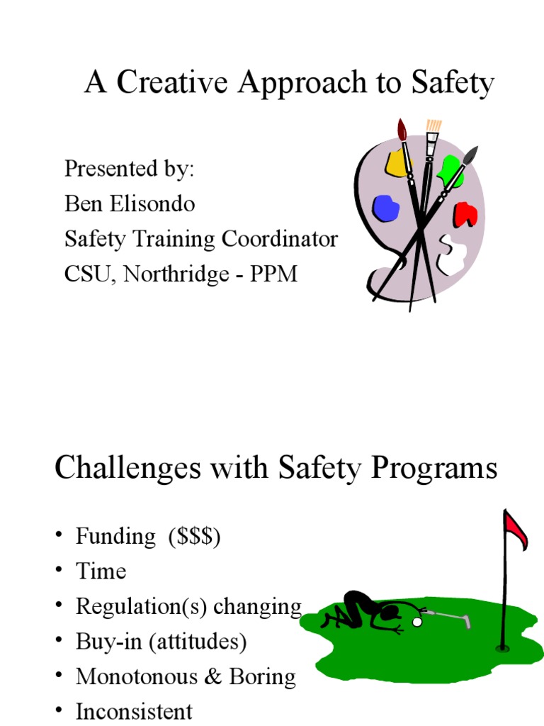Creative Safety Program Strategies | PDF | Occupational Safety And ...