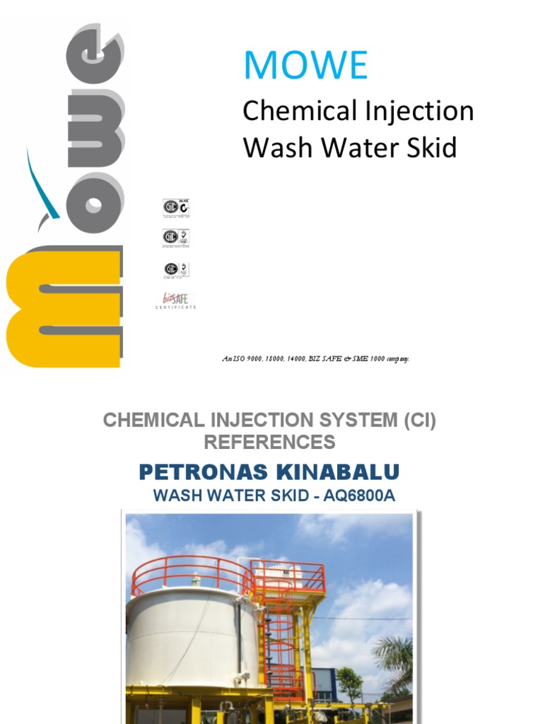 Chemical Injection Wash Water Skid - Mowe Marine Offshore | PDF | Pump ...