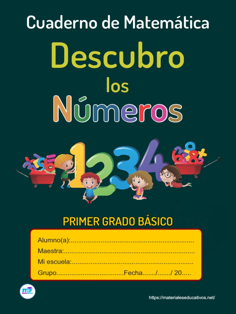 Cuaderno Descubro Los Números Del 1 Al 10 | PDF