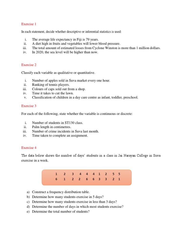 Stat Tutorial - Student | PDF | Mode (Statistics) | Mean