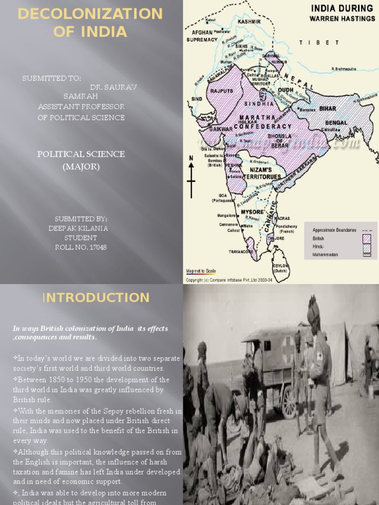DECOLONIZATION OF INDIA Deepak RG | PDF | International Relations ...
