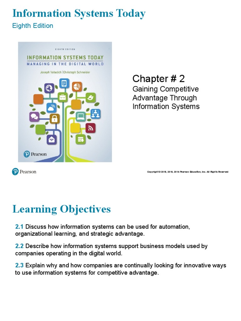 Information Systems Today: Chapter # 2 | PDF | Strategic Management ...
