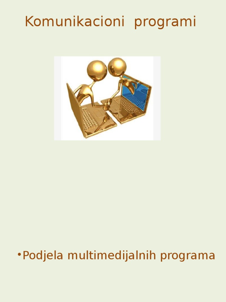 Komunikacioni Programi | PDF
