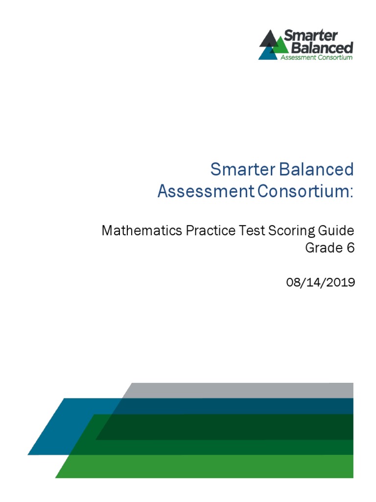 6th Grade Math Practice Test Guide Pdf Common Core State Standards