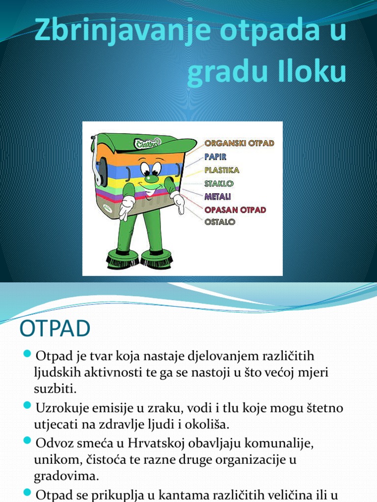Zbrinjavanje Otpada U Gradu Iloku | PDF