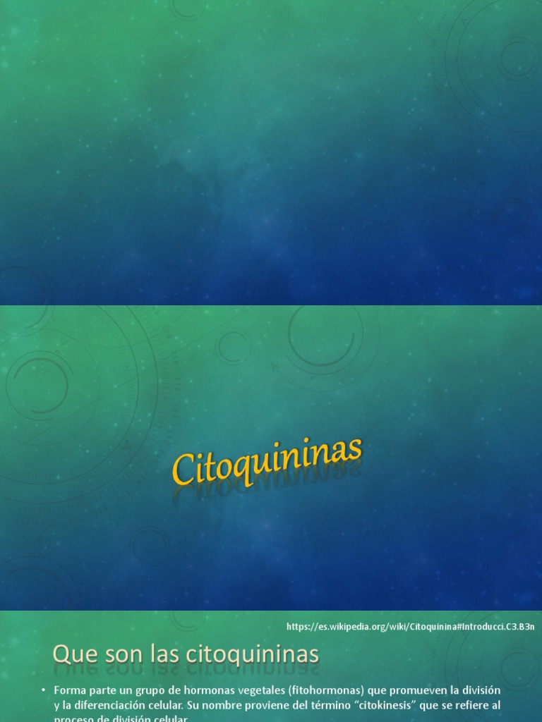 Citoquininas | PDF | Fisiología de las plantas | Bioquímica
