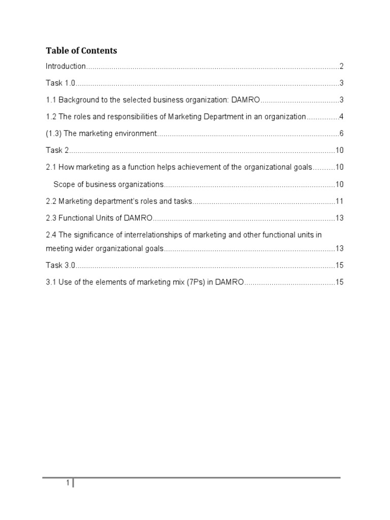 BTEC HND Unit 2 Marketing Essentials Assignment 1 | PDF | Marketing ...