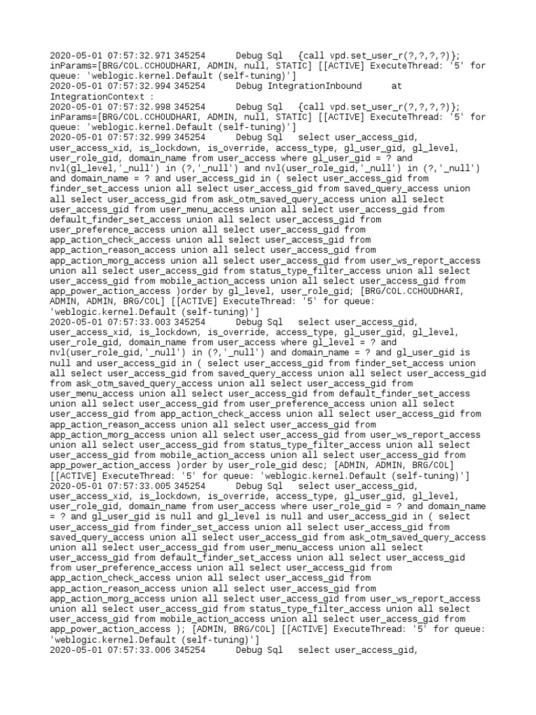 Logfile | PDF | Computer Engineering | Sql