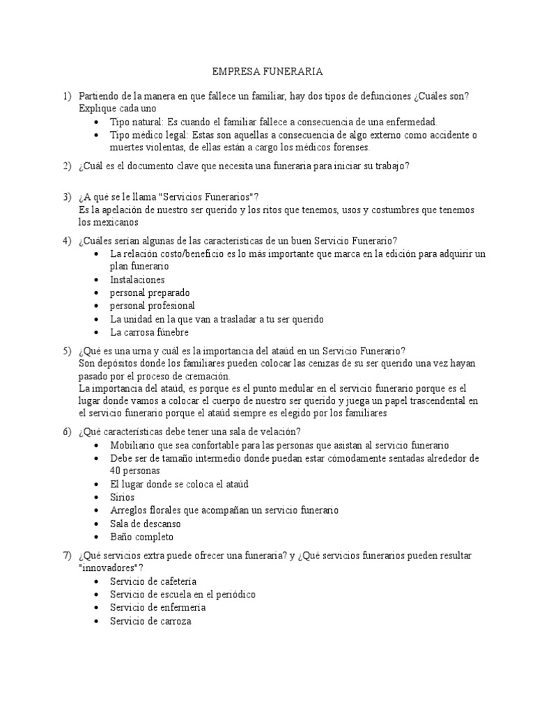 FUNERARIA | PDF | Casa funeraria | Cremación