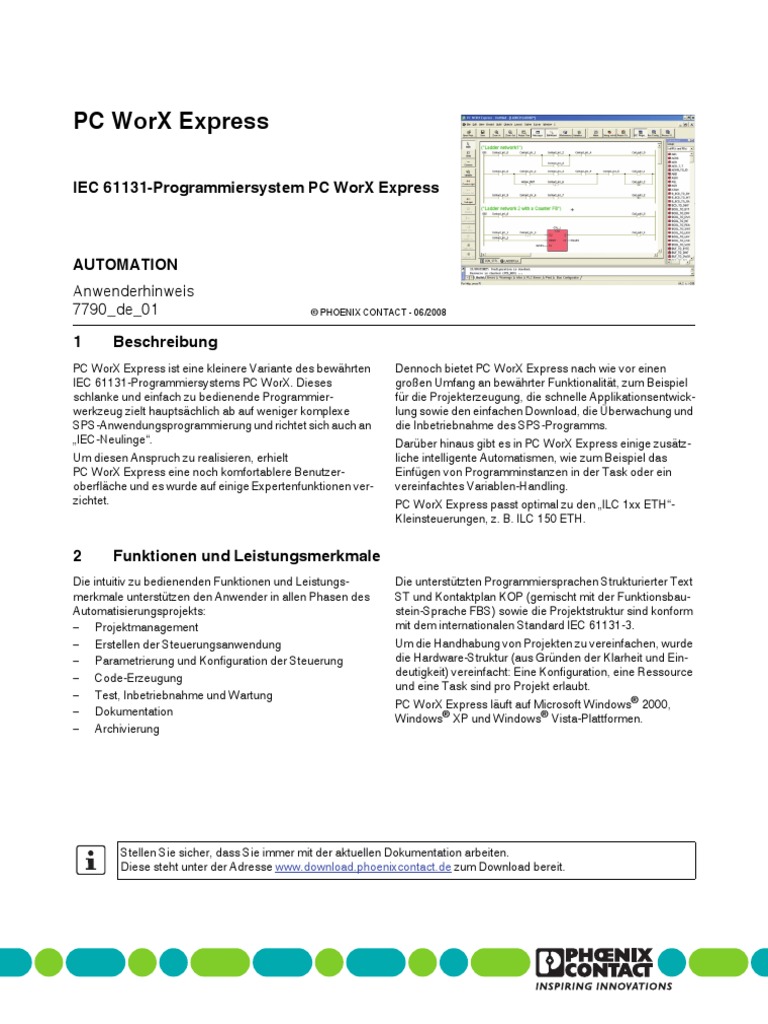 Ah de PC Worx Express 7790 de 01 | PDF