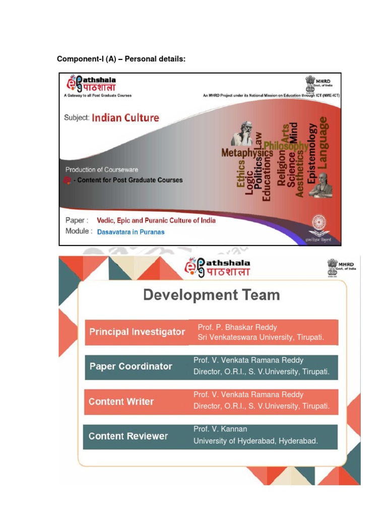 10 Avatar of Lord Vishnu | PDF | Vishnu | Theistic Indian Philosophy