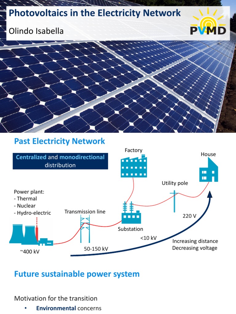 PV3x 2017 1.2 Photovoltaics in The Electricity Network-Slides | PDF