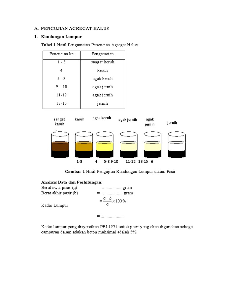 Pengujian Agregat Halus | PDF