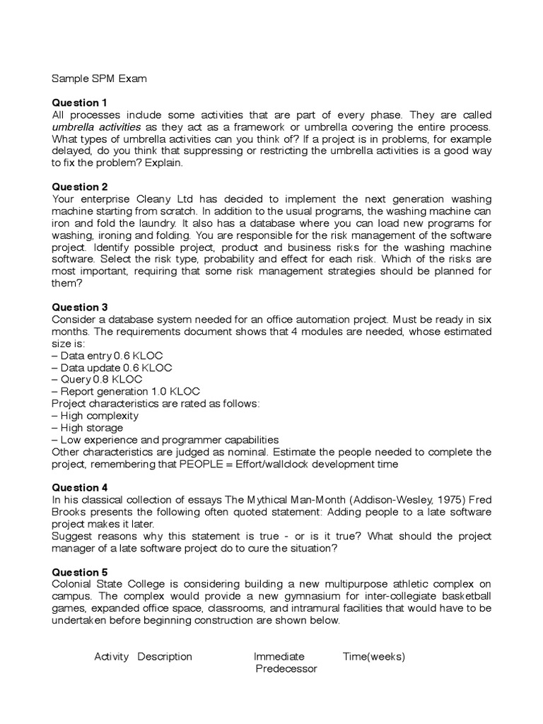 Umbrella Activities As They Act As A Framework or Umbrella Covering The ...