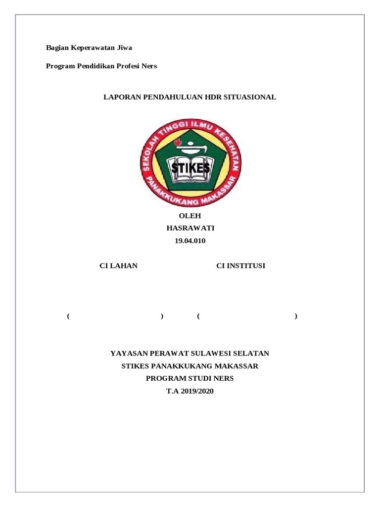 LP HDR Situasional PDF | PDF