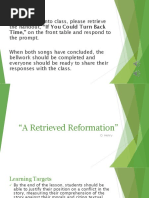 A Retrieved Reformation | PDF