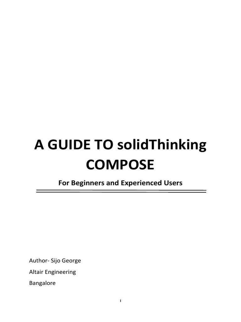 A Guide To Compose PDF | PDF | Matrix (Mathematics) | Complex Number