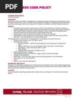 Dress Code Memo | PDF | Dress | Shoe