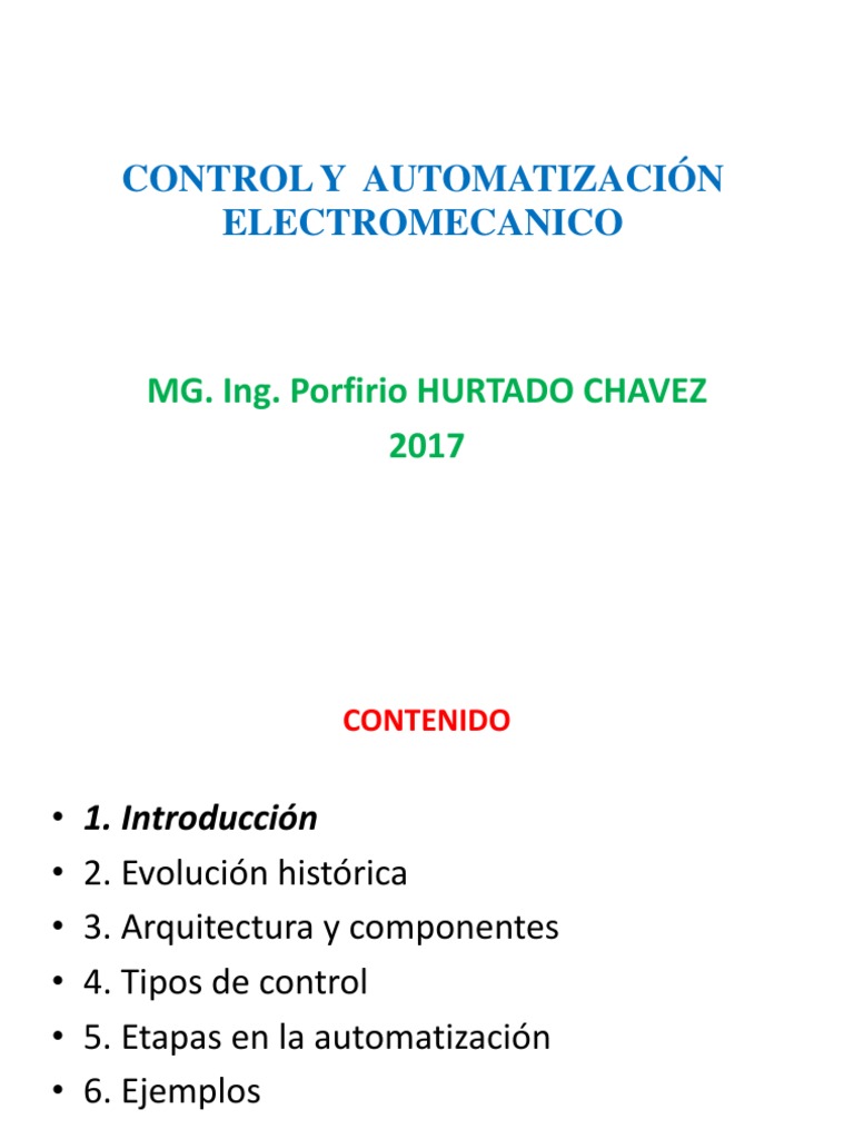 Control y Automatización Electromecanico 1 | PDF | Scada | Solenoide