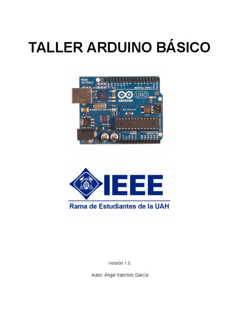 Guion Taller Arduino Basico PDF | PDF | Arduino | Programa de computadora