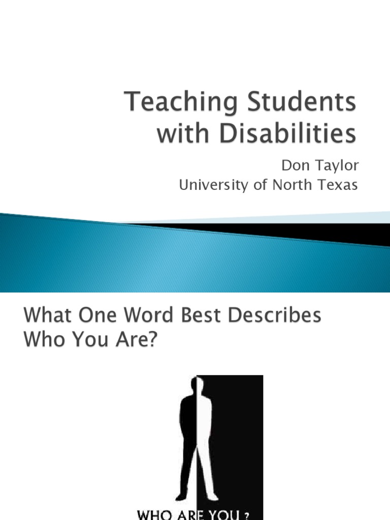 Teaching Students With Disabilities Spring 2020 | PDF | Individualized ...