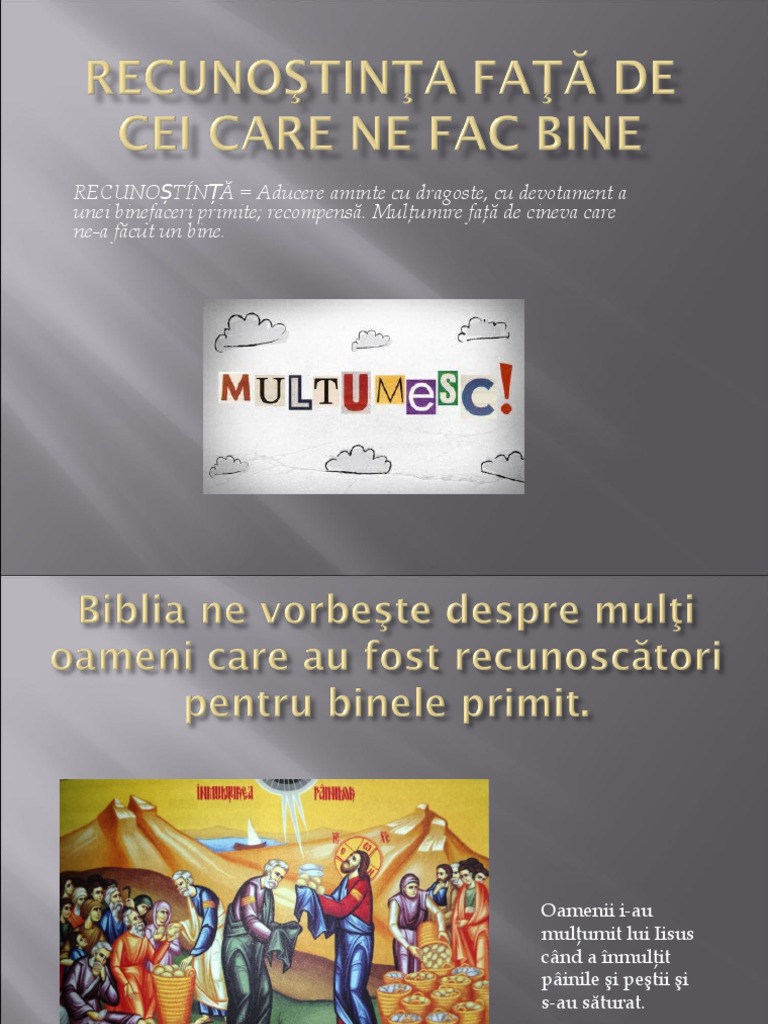 Recunostinta Cls 2 | PDF