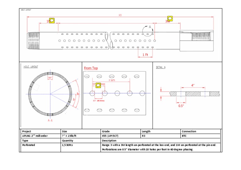 Drawing-Perforation Ver 1-Remark | PDF
