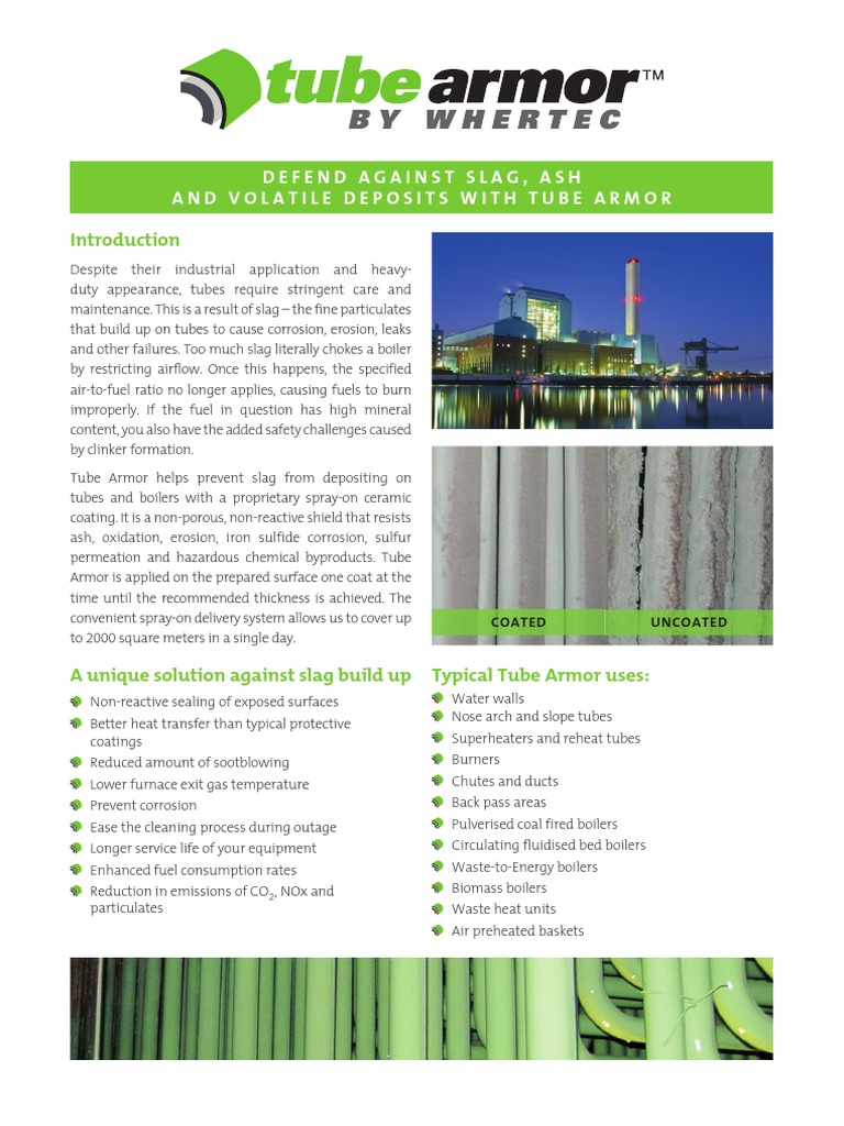 Defend Against Slag, Ash and Volatile Deposits With Tube Armor | PDF ...