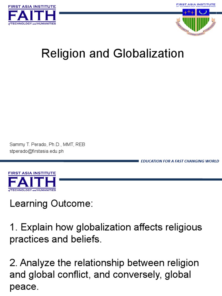 Religion and Globalization Impact | PDF | Monotheism | God