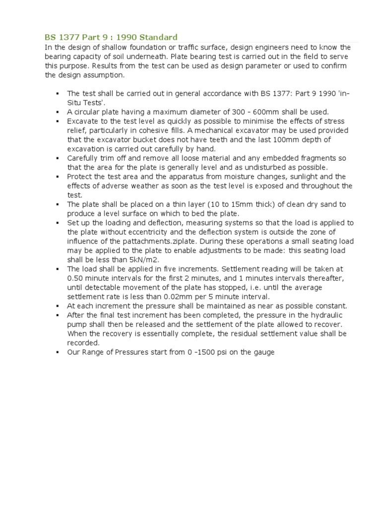 BS 1377 Part 9: 1990 Standard | PDF | Pressure | Mechanical Engineering