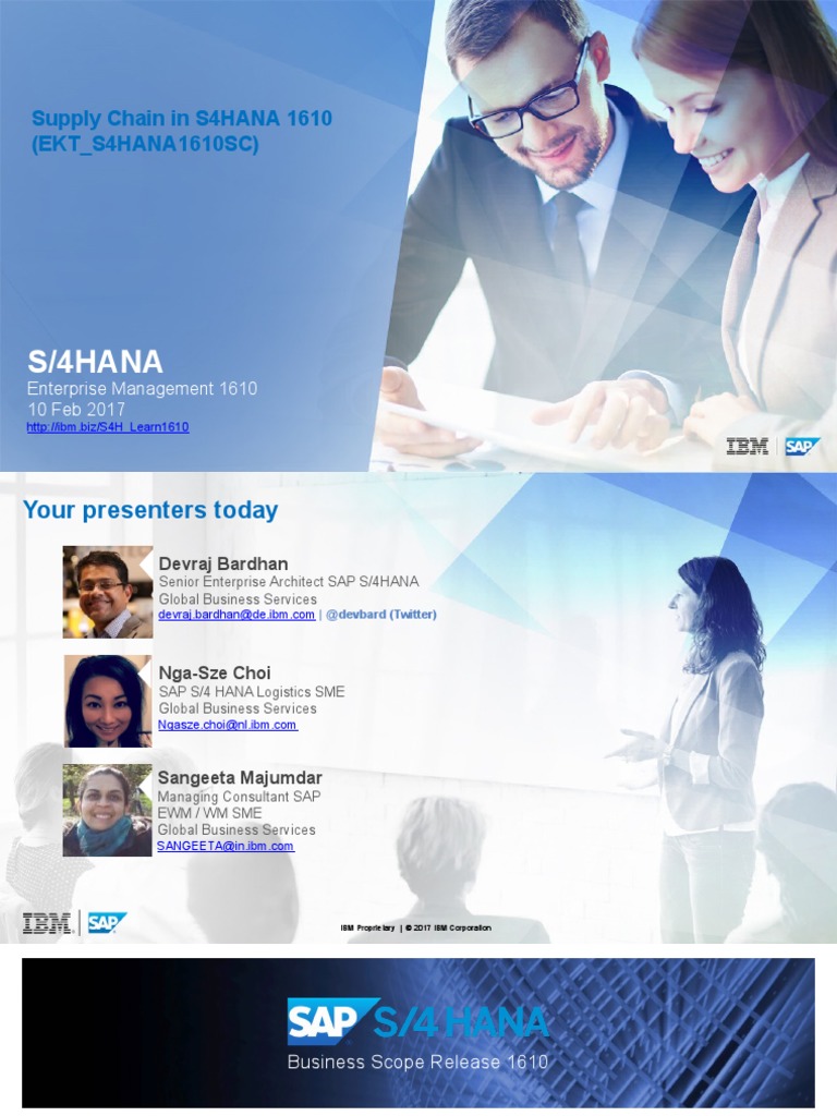 S4HANA Innovation in Supply Chain Processes EWM AATP - V1 | PDF | Sap ...