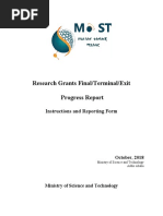 Six-Month Progress Report Guidelines | PDF | Finance & Money Management