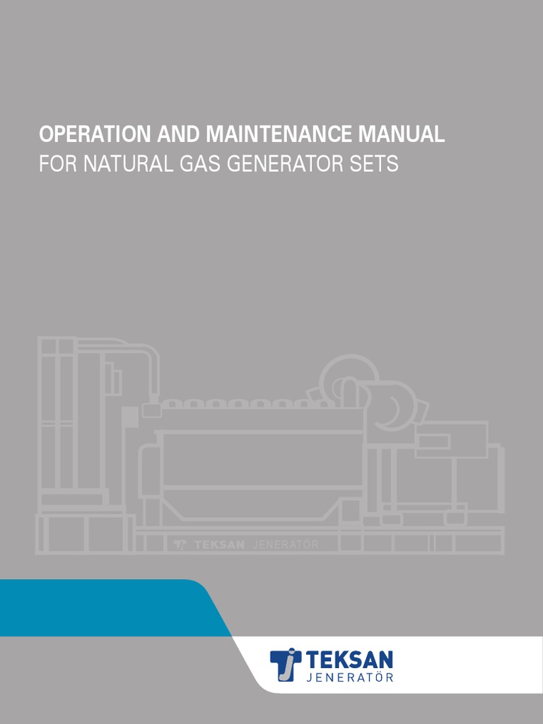 Operation and Maintenance Manual: For Natural Gas Generator Sets | PDF ...