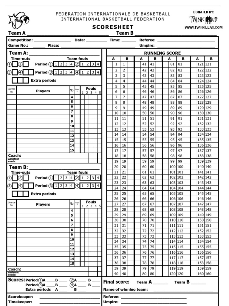 Score Sheet TKDC | PDF | Referee | Leisure