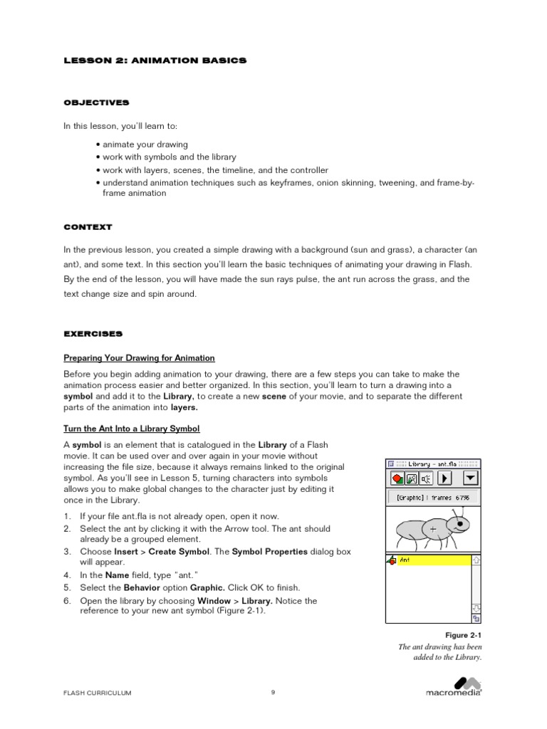 Lesson 2: Animation Basics: Objectives | Download Free PDF | Animation ...
