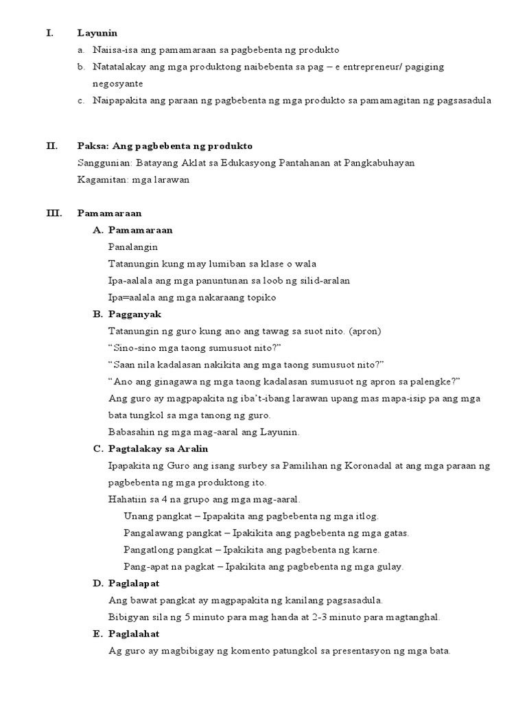 Ang Pagbebenta NG Produkto | PDF Ang Pagbebenta NG Produkto | PDF