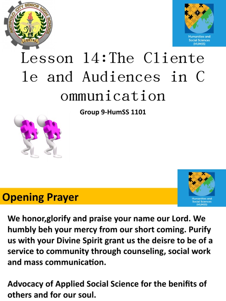 14 The Clientele and Audiences in Communication | PDF | Communication ...