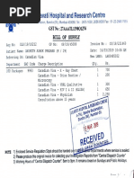 Standard Discharge Summary and Bill Format | PDF