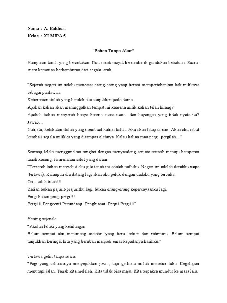 Naskah Monolog | PDF