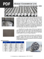 304 Stainless Steel Technical Data Sheet | PDF | Heat Treating | Steel