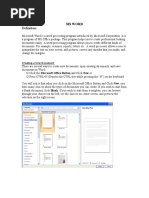 Ms Word Practical Assignment PDF | PDF | Microsoft Word | Microsoft Excel