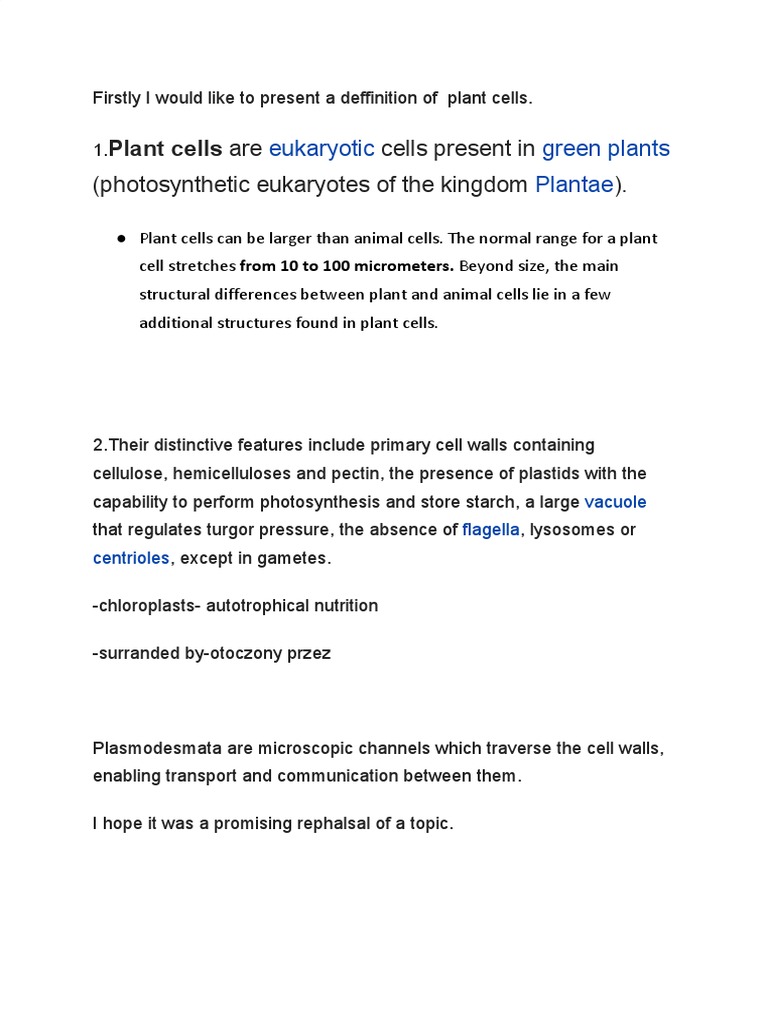 Plant Cell | PDF