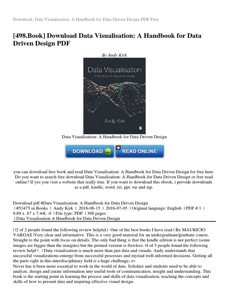 Download Data Visualisation Handbook PDF | PDF | Data | E Books