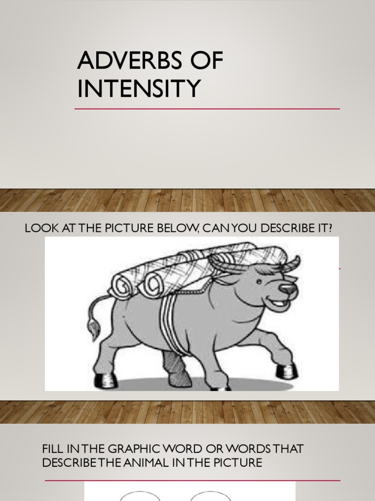 Adverbs of Intensity | PDF | Adverb | Adjective