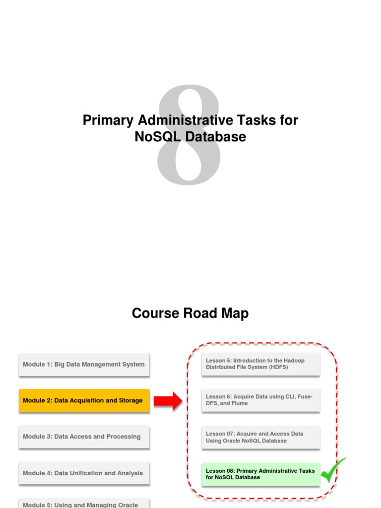 08 - Admin - NoSQL Database | PDF
