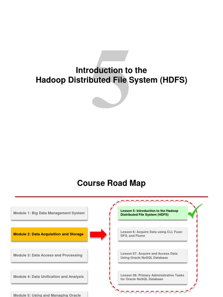 05 - Introduction To HDFS | PDF | Apache Hadoop | Shell (Computing)