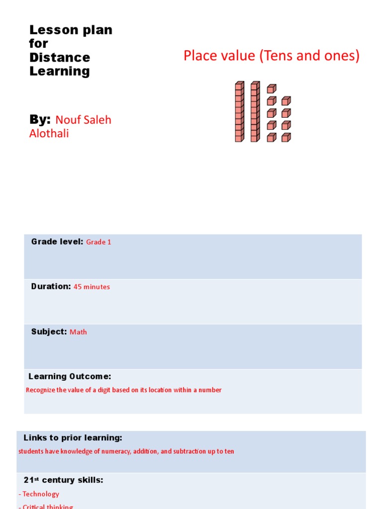 Online Lesson Plan | PDF | Worksheet | Teachers