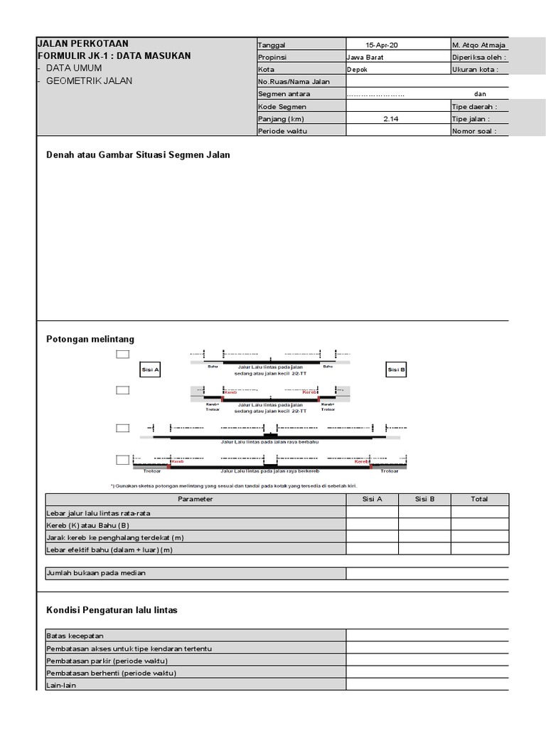 FORMULIR PKJI JK Atqo | PDF