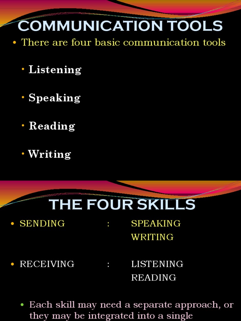 03 Communication Tools PDF | PDF | Language Arts & Discipline